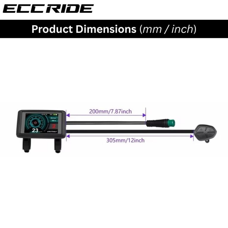 Display UKC1+ (5-Pins, 24V-72V, USB Charging)